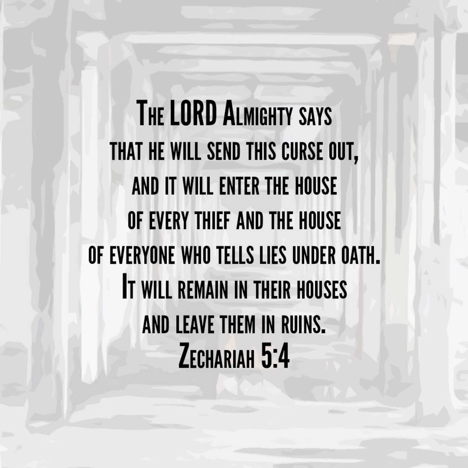 The sixth vision of Zechariah